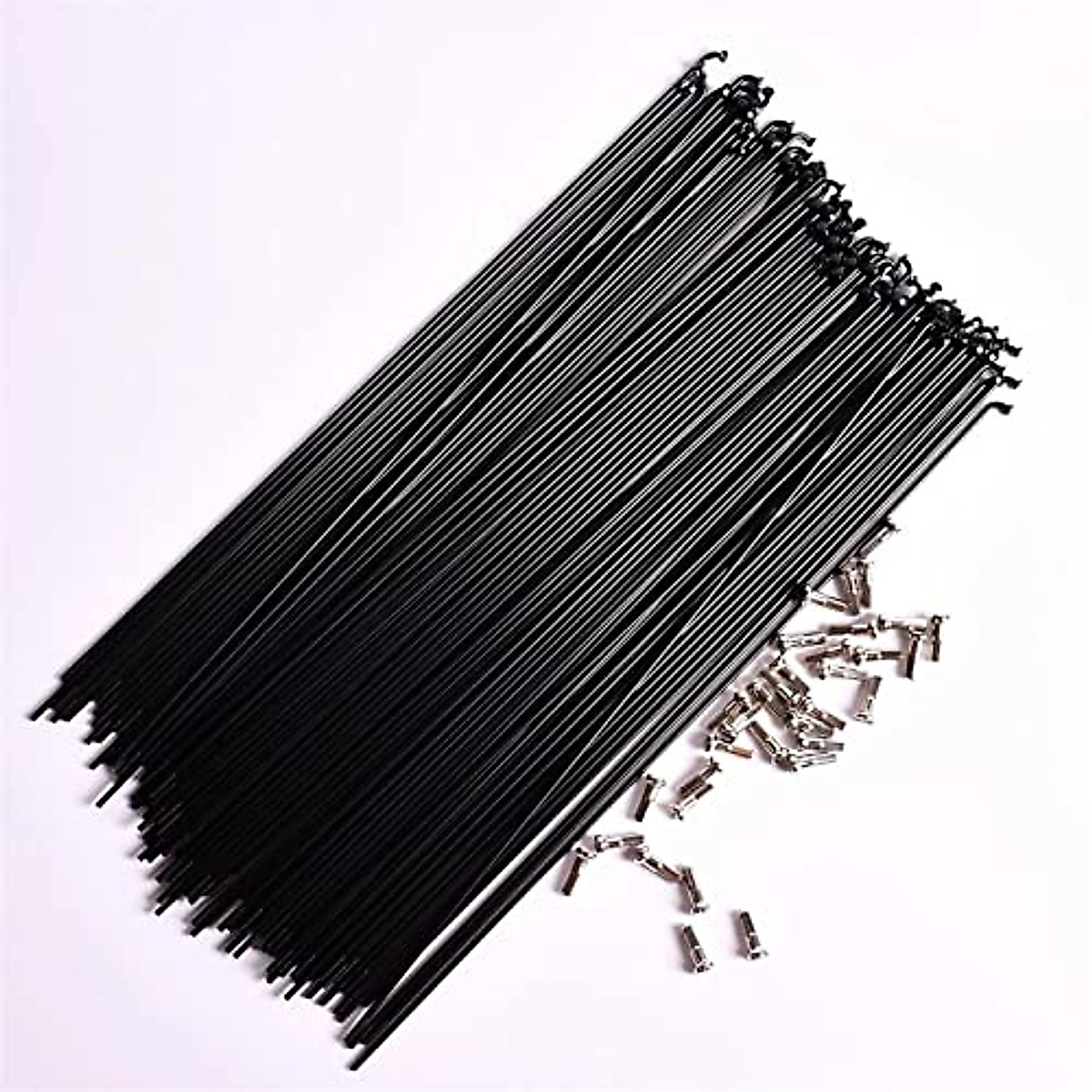 SEEMIE 20pcs 2.0MM Bicycle Spoke Wire Mountain Road Bike 304 Stainless Steel High Strength 259/261/271/273/291/293MM 26 27.5 29 Inch (Color : Elbow 271MMx12pcs)