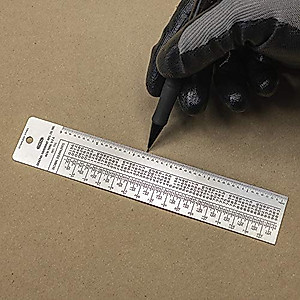 General Tools 715 Tap and Drill Reference Table