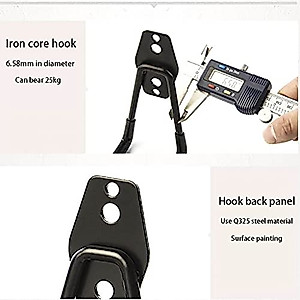 AKDXM AKDXMMultifunction Hanger Hose Butler, Garden Hose Holder Wall-Mounted,Super Load-Bearing,Non-Slip Protective Cover on The Bottom,Rust Proof Wrought Iron,B