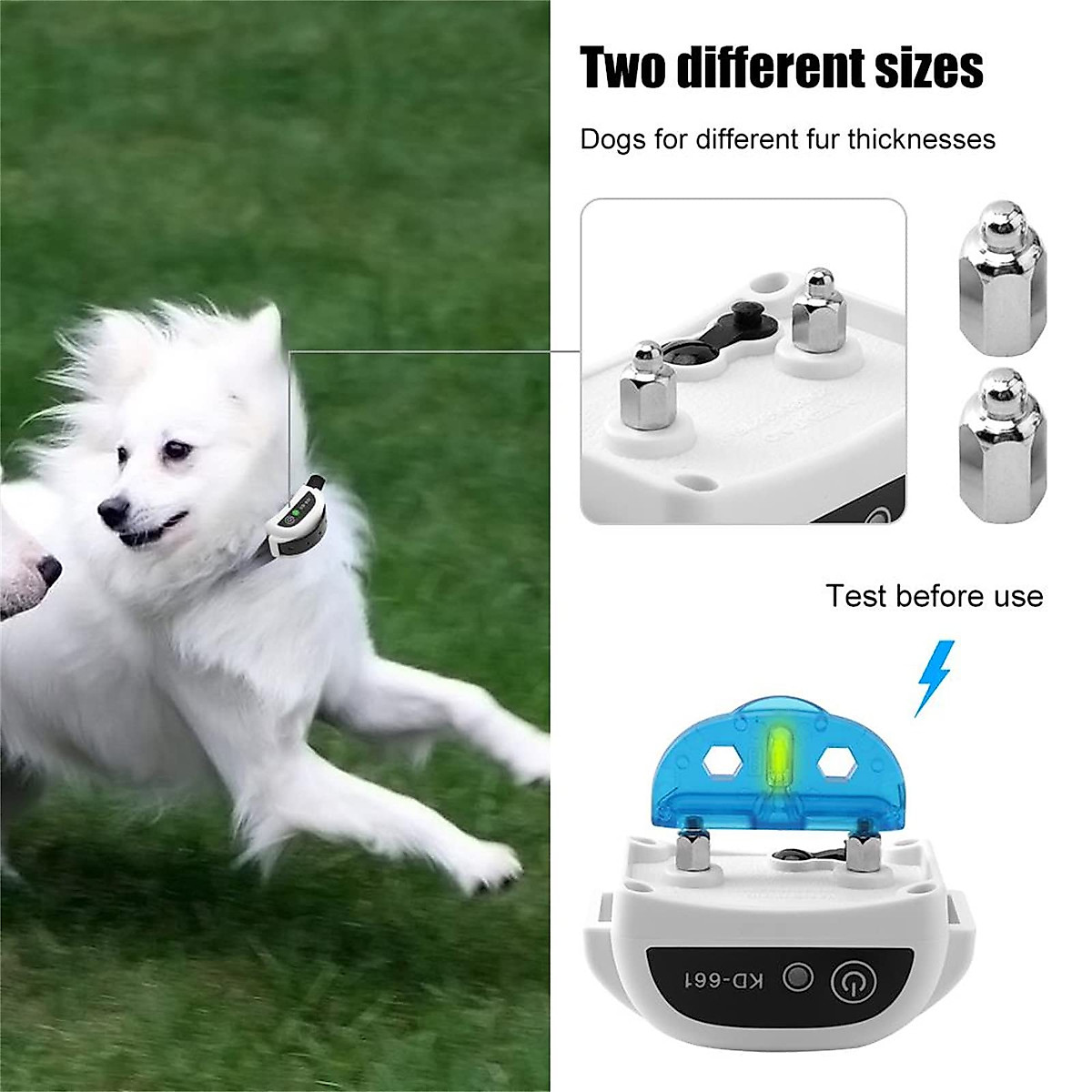 Wireless Dog Fence Electric Pet Containment System Boundary Container,with Waterproof Training Collar Receiver,Adjustable Range 80-1640 ft,Rechargeable,Harmless for Dogs,for All Dogs,for3dogs