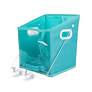 Arinda Closet Clothes Organizer Pull Down Shelf Basket Rotatable Retrieve Foldable with Clear Window Carry for Bedroom
