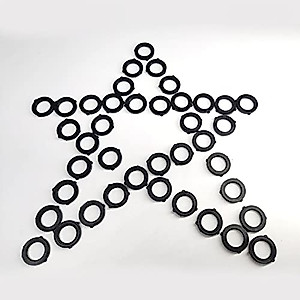 ECOESPTI 40 Pack Garden Hose Washers Rubber Washers, Thick Garden Hose Gasket Fit for All Standard 3/4" Garden Hose and Water Faucet Fittings