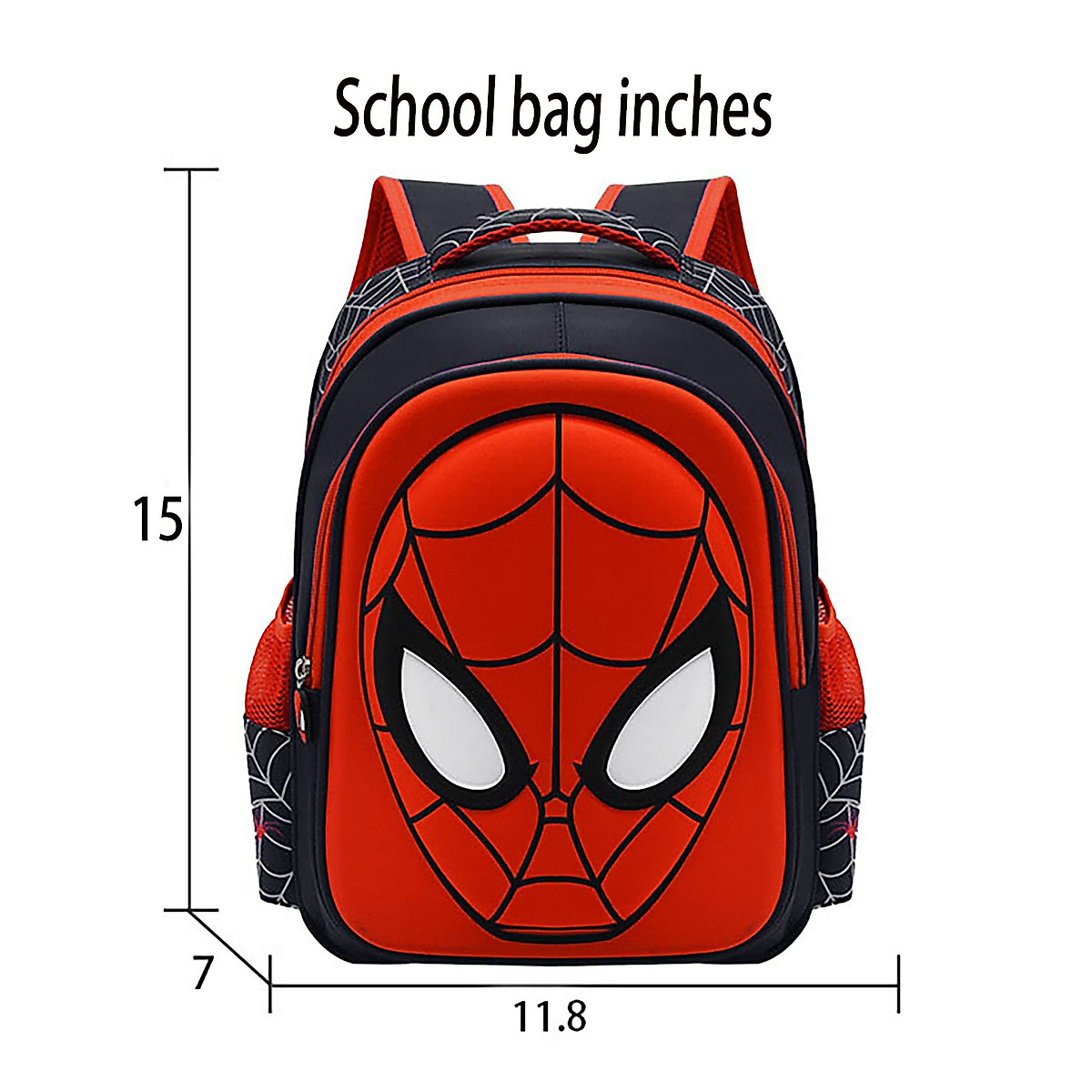 TUDERE 3D cartoon backpack waterproof lightweight schoolbag boys and girls models