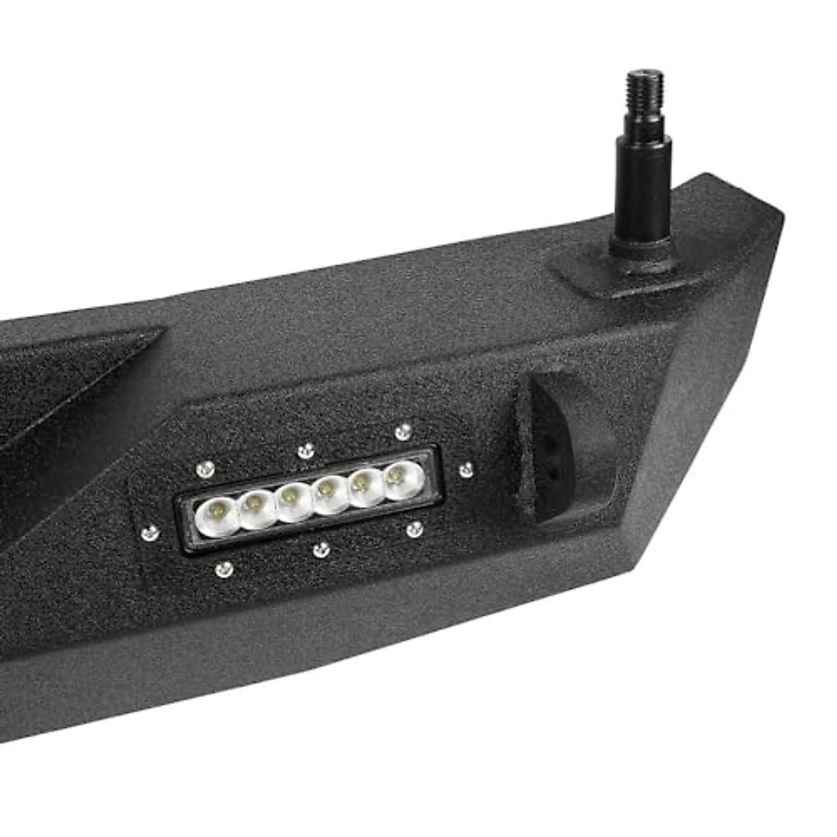 cciyu Rront Bumper and Rear Bumper Compatible for 2007-2018 for Jeep, Wrangler JK with D-ring with and Tire Carrier