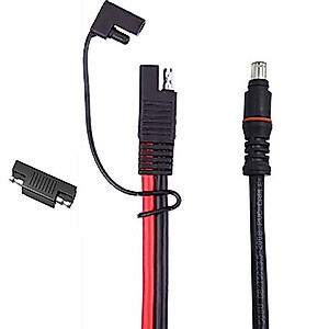 SolarEnz SAE Solar Connector and to DC8mm Adapter Cable Perfectly Compatible with Explorer 160 240 500 1000 and GZ Portable Backup Power Station Solar Generator Portable Solar Panel