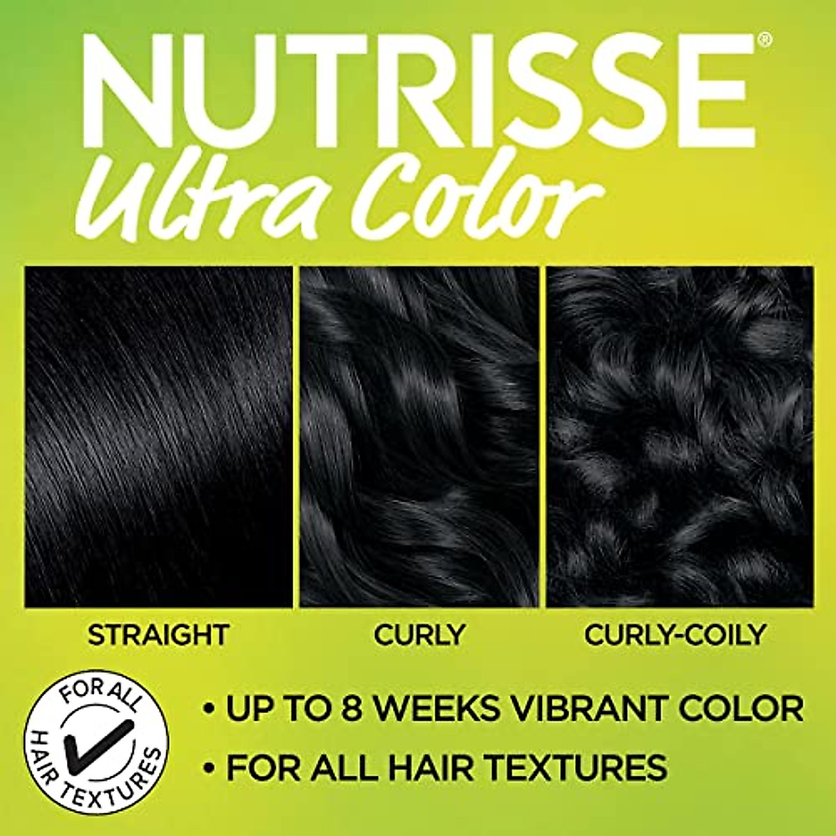 Garnier Hair Color Nutrisse Ultra Color Nourishing Creme, BL11 Jet Blue Black (Black Currant) Permanent Hair Dye, 1 Count (Packaging May Vary)