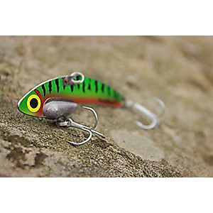 SteelShad - Original Series (3/8 oz) Perch - Bass Fishing Lures - Lipless crankbait for Freshwater Fishing - Long Casting Blade Bait Perfect for Bass, Walleye, Trout