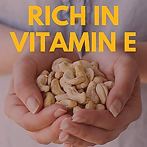 Raw Whole Unsalted Cashews – 5 lbs.- Premium Quality Kosher Raw Cashews By We Got Nuts – Oil-Free Natural, Healthy & Diet-Friendly Snack – Gourmet Savory Flavor – Air-Tight Resealable Bag Package