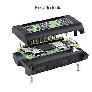 Pi Zero Case, ABS Protection Case for Raspberry Pi Zero 2 W/Pi 2 WH/Pi Zero W/Pi Zero WH