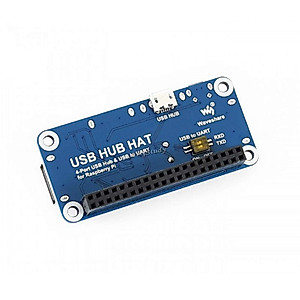 USB to UART Onboard 4 Port USB HUB HAT for Raspberry Pi Zero/Zero W WH@XYGStudy