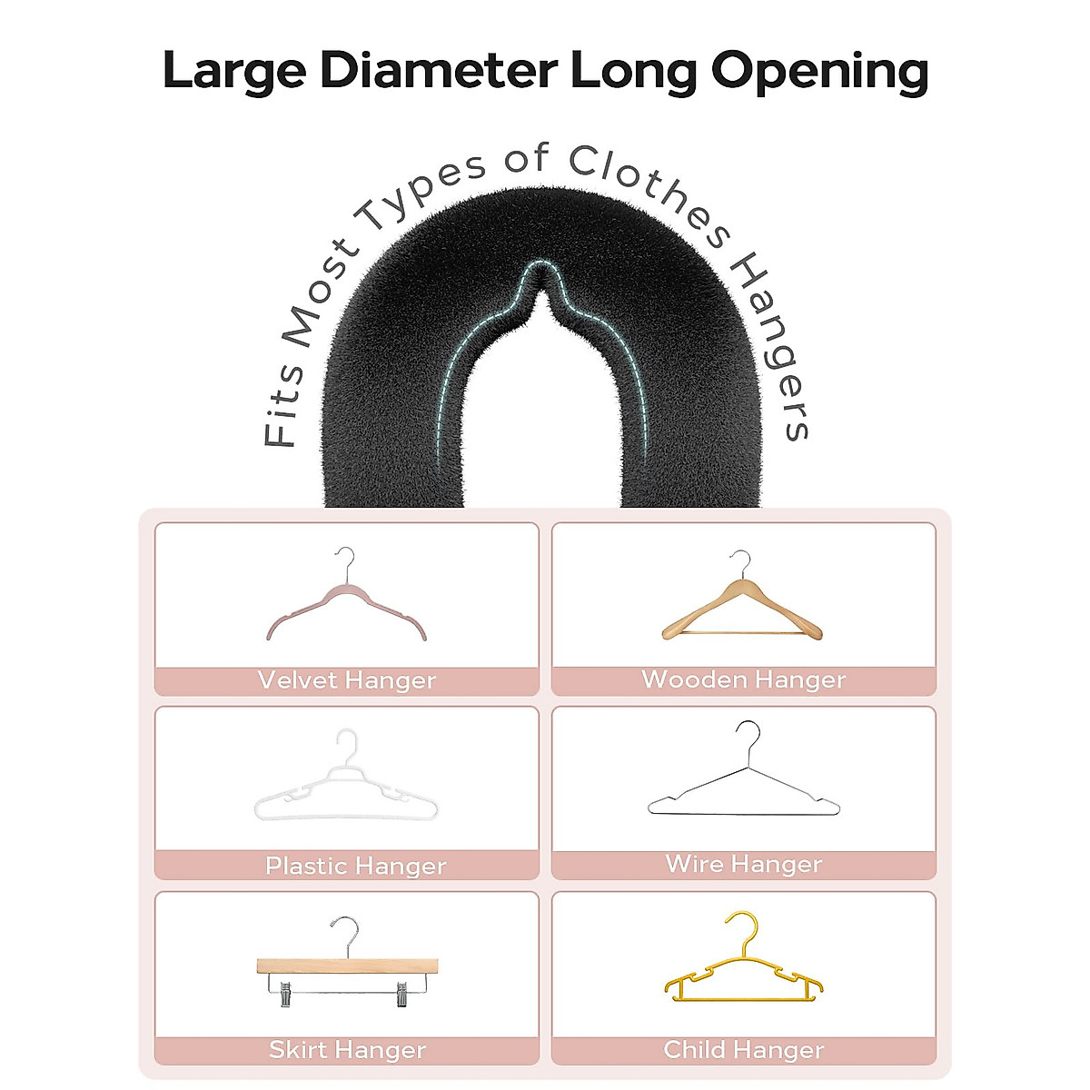 No-Slip Velvet Clothes Hanger Connector Hooks [for Velvet & Multiple Hangers] Space Saving Hanger Hooks Space Saver Hanger Extender Hooks Clothes Hanger Hooks for Clothes Closet Hanger Hooks, 40 PCS