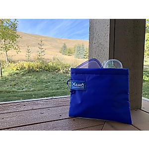 XeroCover Snack Sleeve: Insulated Sleeve Lunch Bag, Made in America (Blue, Small)