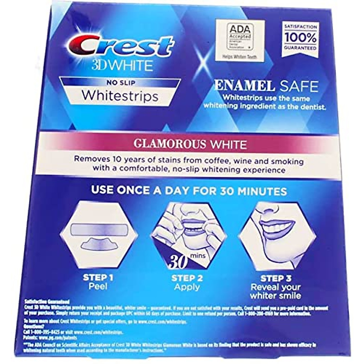 Crest 3D Whitestrips Glamorous White 28 Count (Pack of 2)