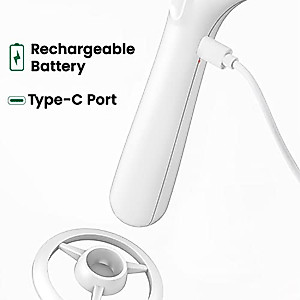 KAIWEETS Magnifying Glass with 16 LED Lights and Stand, Weight 145g Handheld Magnifier with 3 Brightness Modes Rechargeable for Close Work, Reading, Inspection, Coins, Jewelry, Exploring