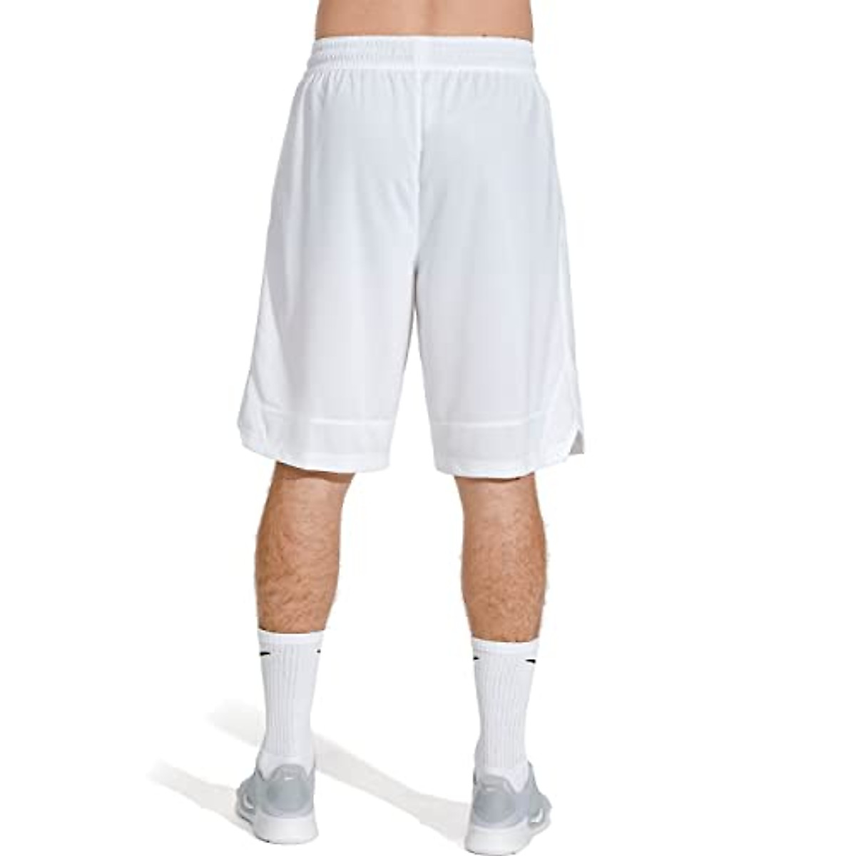 Nike Kids' Everyday Cotton Cushioned Crew Socks (6 Pair), White/Black, Small