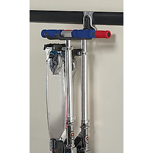 Rubbermaid Rail Garage Organization Multi-Purpose Hook, Wall Mounted Storage System, Direct Mount into FastTrack Garage Rail, Holds up to 50 pounds - Satin Nickel (1784459)