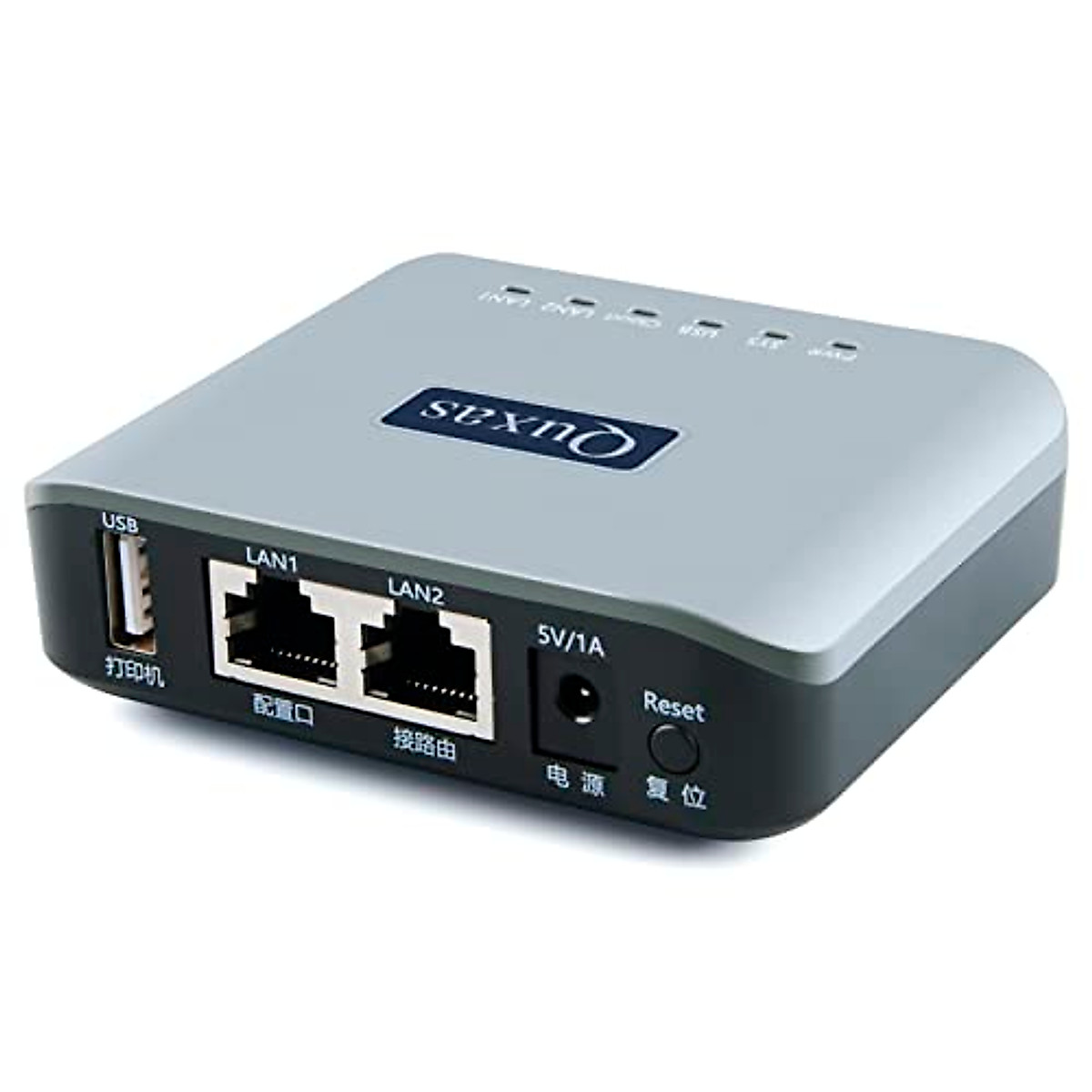 Quxas Print Server Ethernet to USB2.0 Network 1-Port LAN Print Server (LP-N110)