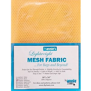By Annie Mesh Fabric Lightweight 18"x 54" Dandelion, 18" by 54"