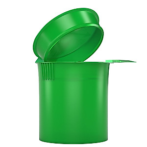 Dragon Chewer 6 Dram Pop Top Bottles - Small Storage Containers - 300 pcs (Green)