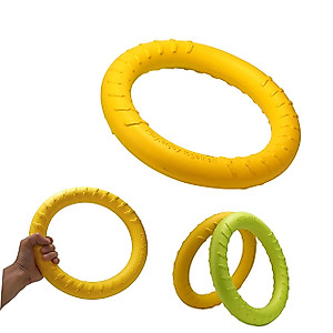 Mipcase Pet Ring Toy Dog Bite Toys Eva Dog Chew Toy Dog Dental Care Ring Dog Ring