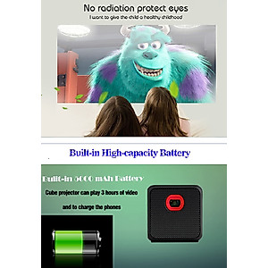 Generic Smart Mini Cube Projector DLP Portable LED Projector M5