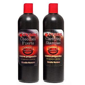 YSSER evans COMBO PACK Brazilian Keratin Hair Smoothing Treatment Blowout Straightening System – Strong 16 fl oz + Clarifying Shampoo, 16 Fl Oz (Pack of 2)