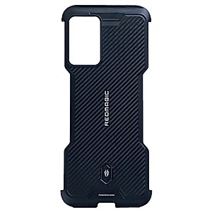 nubia REDMAGIC 6R Pro Handle Protective Case, Flexible TPU Cover Anti-Scratches Shockproof Phone Case Compatible Red Magic 6R/6 Racing, Black