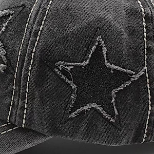 XPONNI Y2k Hats Y2K Cap Grunge Accessories Slouchy Hats for Women Y2k Clothes Y2k Aesthetic Hats (Black,One Size)