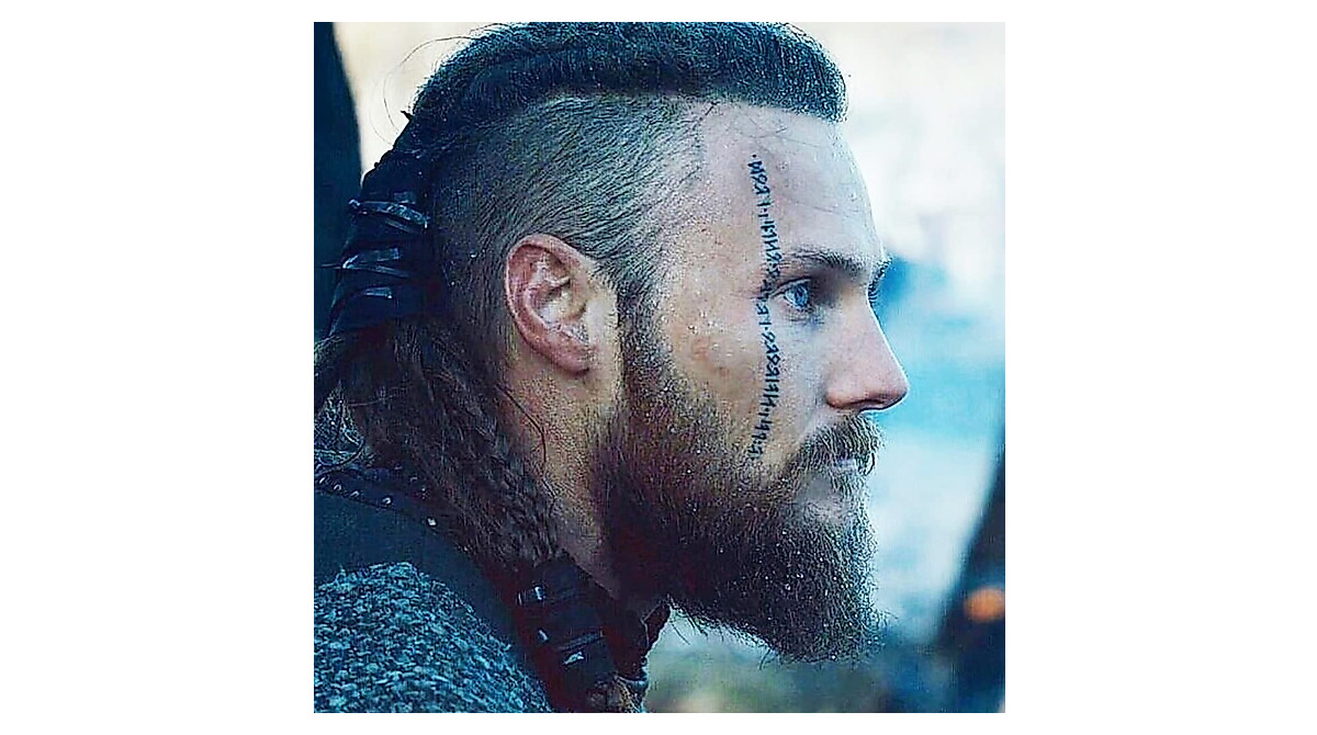 Ubbe Viking Temporary Tattoos Set - Easy Halloween Costume
