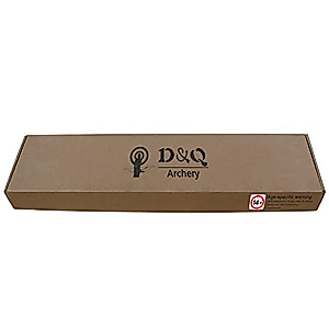 D&Q Archery 50" Takedown Bow and Arrows Set for Adults 30lb 40lb Metal Riser Right Hand Longbow Kit for Beginner to Intermediate Hunting Target(Black, 40lb)