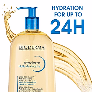 Bioderma - Atoderm - Cleansing Oil - Face and Body Cleansing Oil - Soothes Discomfort - Cleansing Oil for Very Dry Sensitive Skin