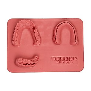 Dental Suture Pad - Practice Dental Suturing and Implants on Soft Gum/Teeth