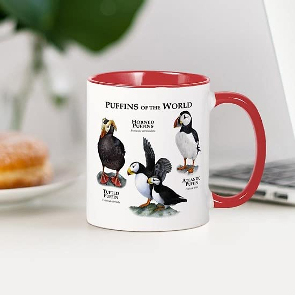 CafePress Puffins Of The World Mug Ceramic Coffee Mug, Tea Cup 11 oz