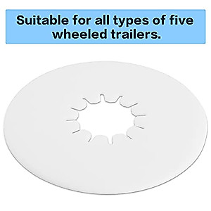 Usamate Fifth Wheel Lube Plate - 10 Inch Lube Plate Keep The Hook and Kingpin Clean