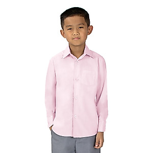 Spring Notion Baby Boys' Long Sleeve Dress Shirt 18M Marshmallow Pink