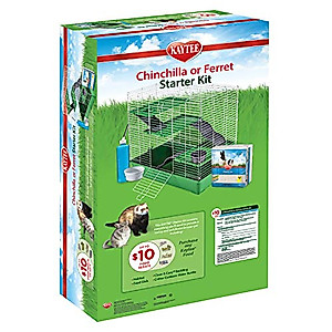 Kaytee My First Home Starter Kit Habitat for Pet Ferrets or Chinchillas