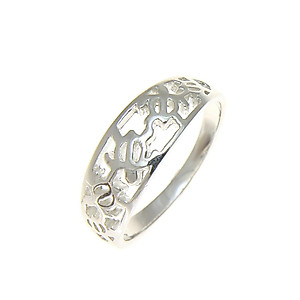 Arthur's Jewelry Sterling silver 925 Hawaiian 5 cut out honu sea turtle ring size 7