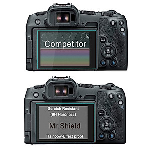 Mr.Shield [3-Pack] Screen Protector For Canon EOS R8 Camera [Tempered Glass] [Japan Glass with 9H Hardness] Screen Protector