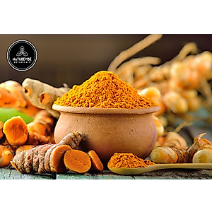 Premium Quality Turmeric Root Powder with Curcumin 5lbs by Naturevibe Botanicals | Raw Turmeric Root Grounded | Bulk Bag 100% Pure (80 Ounces)