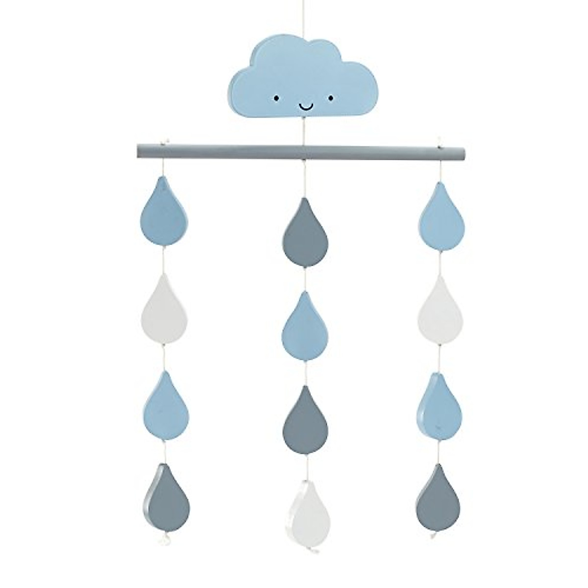 NoJo Little Love Ceiling Mobile, Happy Little Clouds