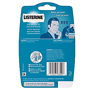 Listerine PocketPaks Breath Strips, Cool Mint, 72 Count (Pack of 2)