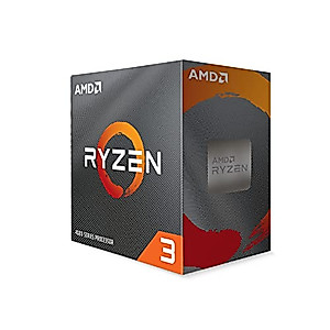 AMD Ryzen™ 3 4100 4-Core, 8-Thread Unlocked Desktop Processor with Wraith Stealth Cooler