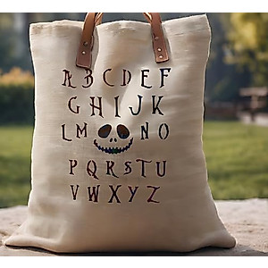 Nightmare Before Christmas Font Alphabet Stencil Template Reusable for Painting on Walls, Wood, Arts and Crafts (283) - 8.5 x 11 Inches