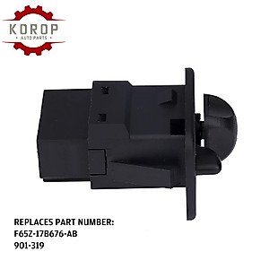 Power Mirror Switch Fits for Ford Excursion Expedition Escort F150 F250 F350 Super Duty Thunderbird Windstar Replaces# F65Z17B676AB 901-319 Front Driver Side Door Power Mirror Control Switch