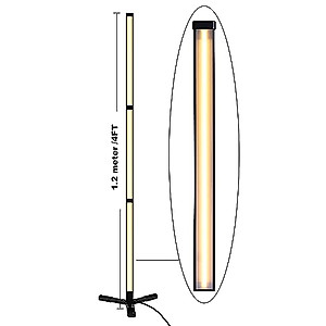 PMS Floor Lamp Mood Light Standing Corner Lamp Reading Light for Living Room, Bedroom, Office or Study Room (Warm White)