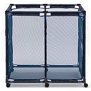 PARANTA Pool Storage Bin, Ball and Toy Mesh Container, Blue(36" x36" x24")