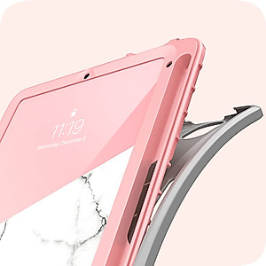 i-Blason for iPad Mini 7 Case (A17 Pro 2024), iPad Mini 6 Case (2021) 8.3 inch, Full-Body Trifold with Built-in Screen Protector Smart Cover with Auto Sleep/Wake & Pencil Holder, Cosmo Series(Marble)