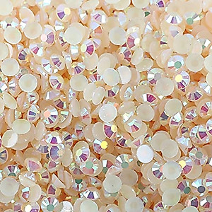 Bulk Jelly AB Resin Rhinestones Non Hotfix Rhinestone Craft Supplies Crystal for Bottles Mugs Tumbler Embellishments