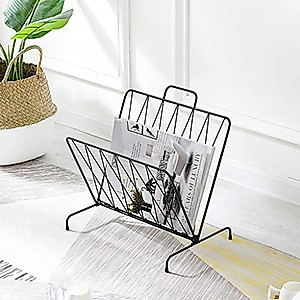 Magazine & Newspaper Baskets Magazine Rack Newspaper Rack Information Rack Brochure Book Display Stand Study Desktop Finishing Bookshelf Creative Wrought Iron Rack