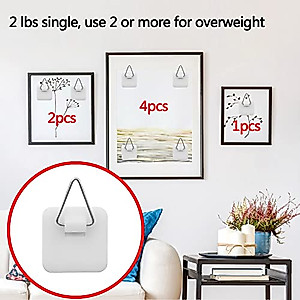 RESHANG 20set 1.25 Inch Plate Hangers for The Wall and Hangers Kit, Wall Plate Hangers for Home Office Photo Frames and Decorative Plates Board Painting, White